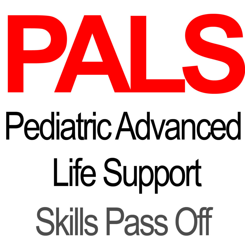 Pediatric Advanced Life Support (PALS) – Skills Pass Off – Utah CPR ...